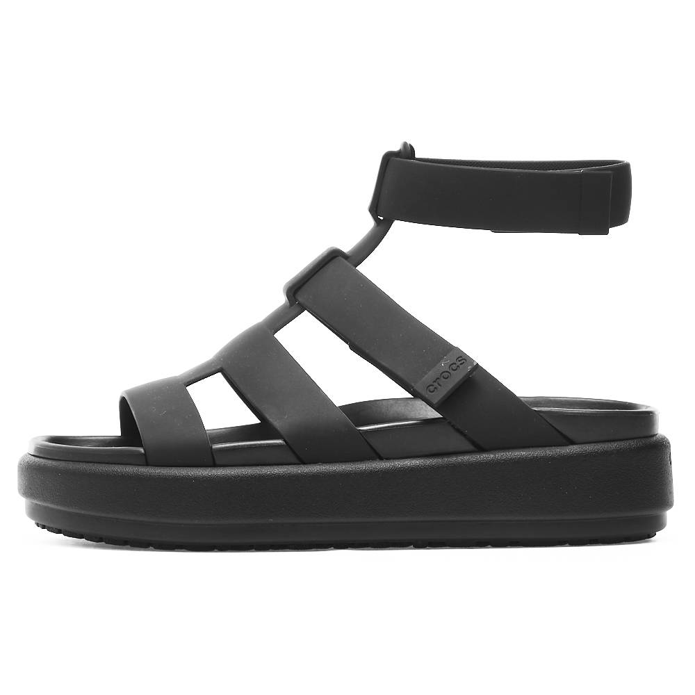 Crocs Brooklyn Luxe Gladiator 209557 - BLACK/BLACK | myShoe